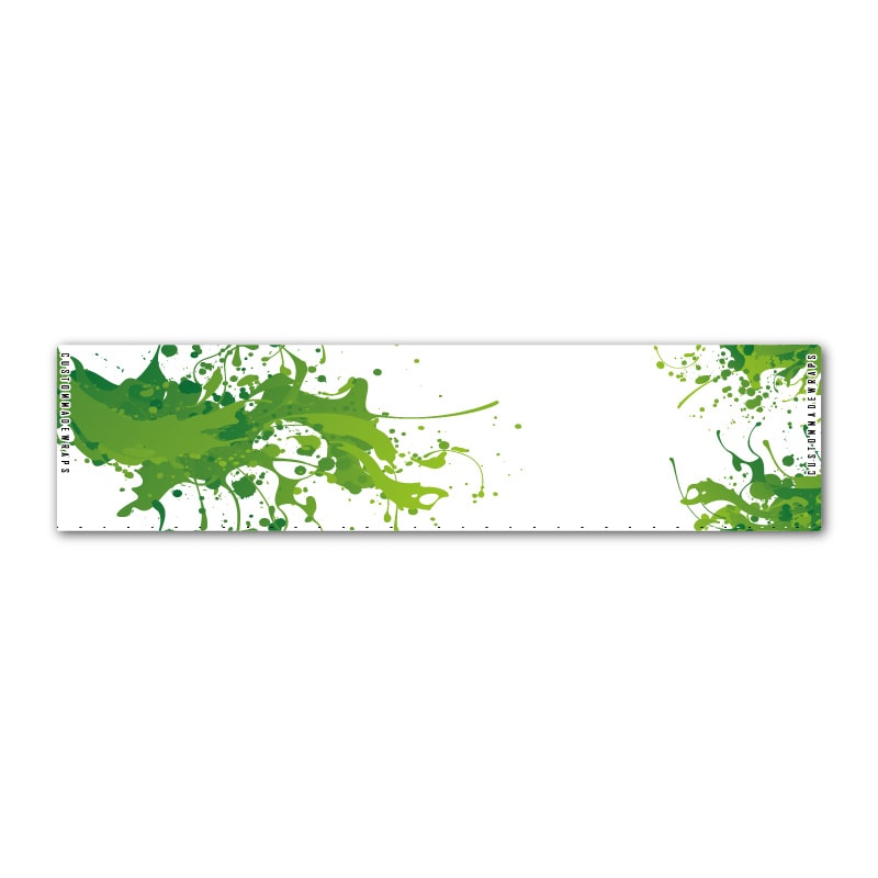 Splash Green wrap - CustomMadeWraps.com