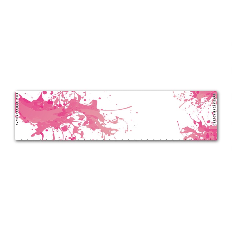 Splash Pink wrap - CustomMadeWraps.com